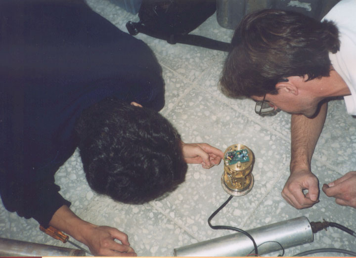 Phil Slack and Steve Gao were trying to fix a malfunctioning broadband ...